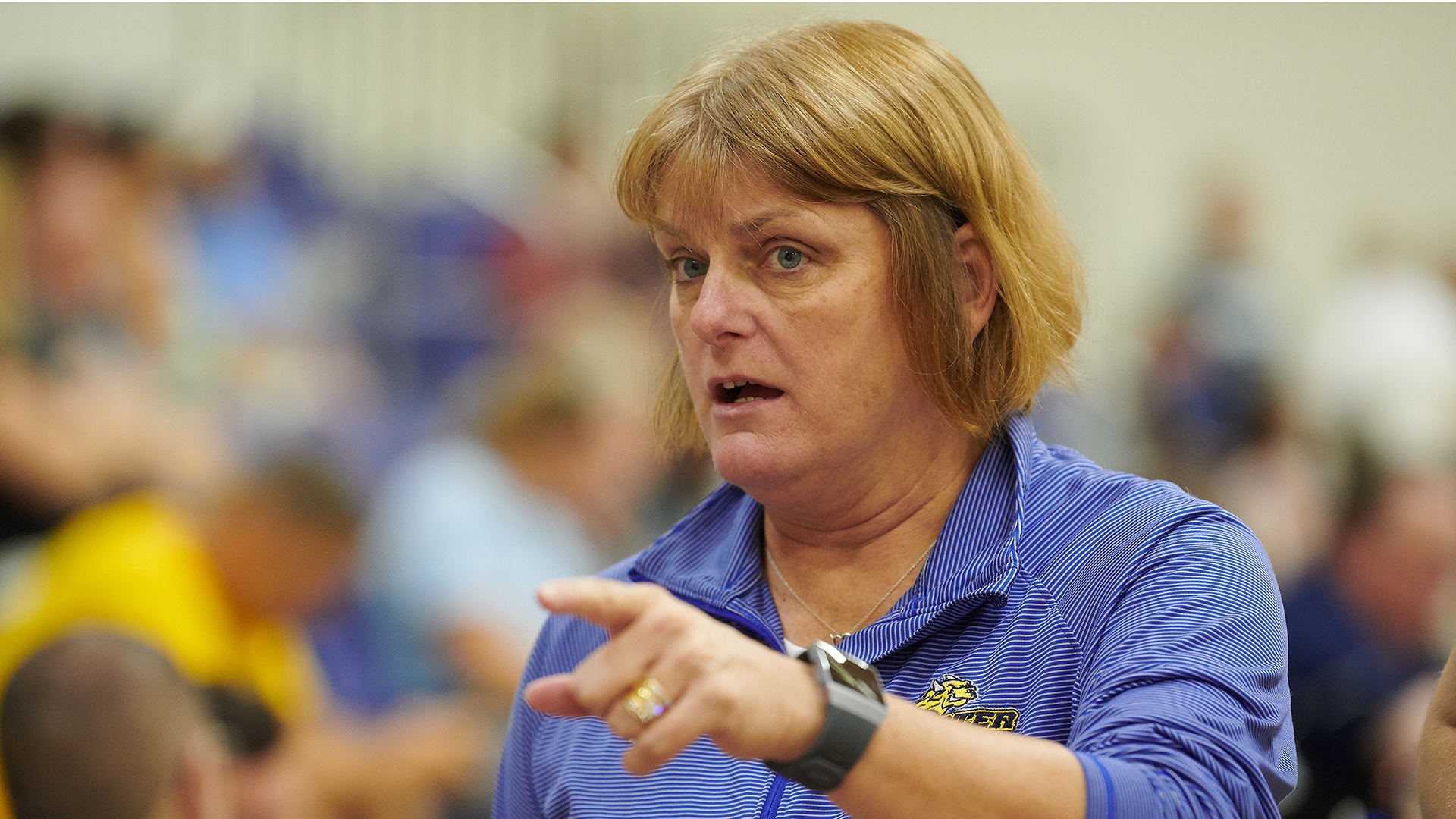 Volleyball coach serves at Webster for over 15 years, making her one of ...
